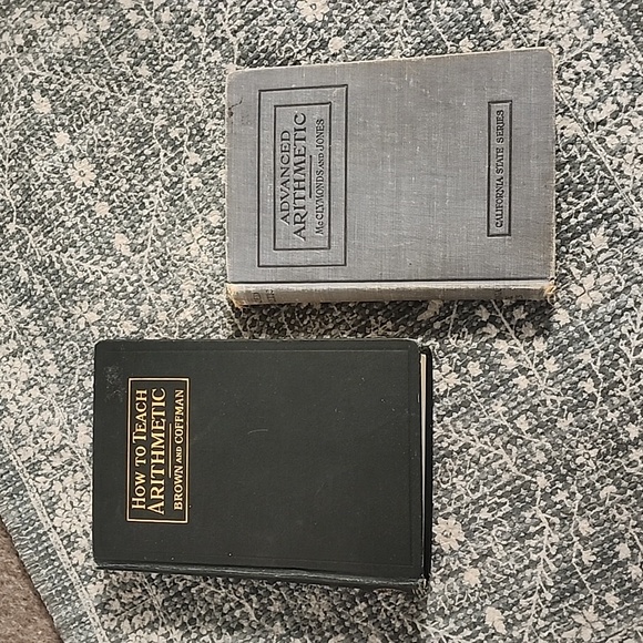 Unique Vintage | Accents | Sale Antique Math Textbooks From 914 And 191 ...